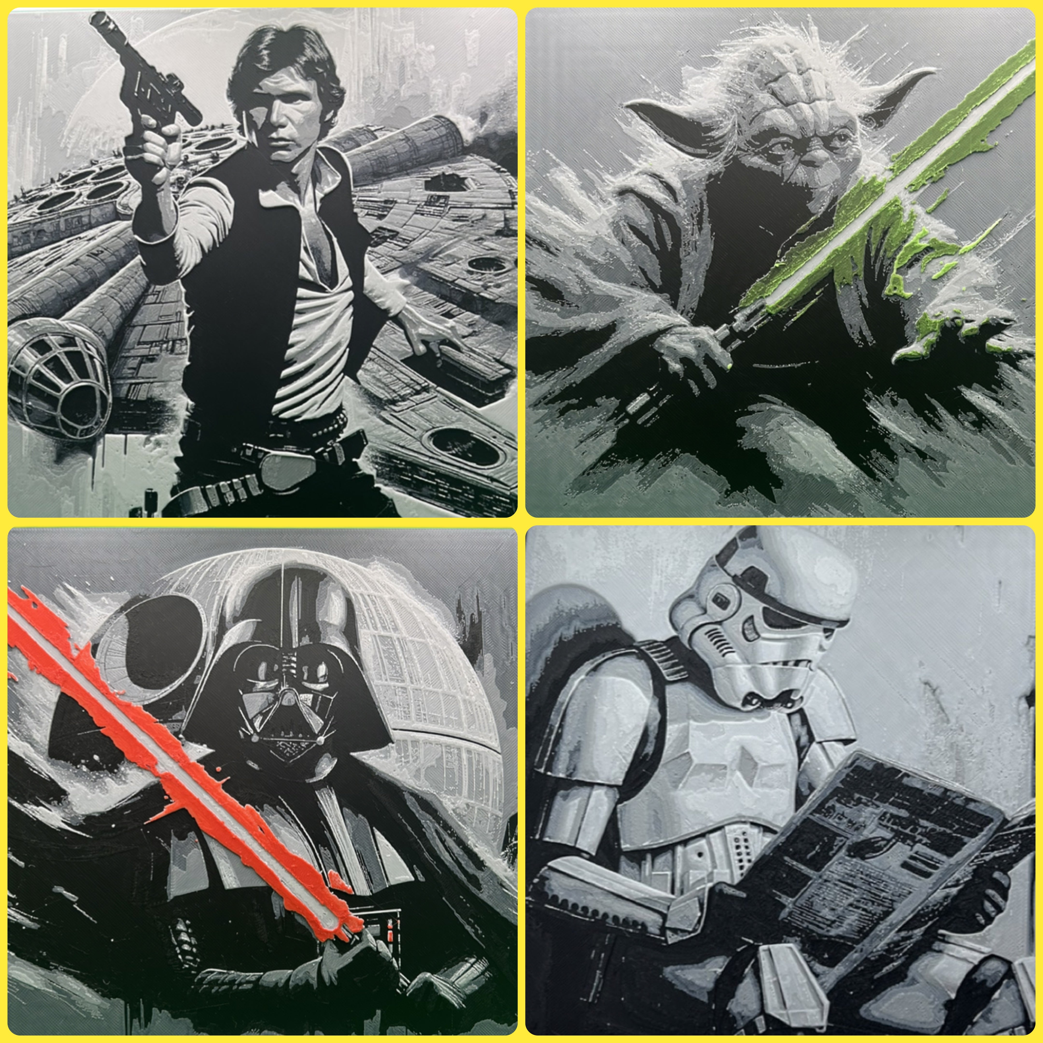 Star Wars – 3D PRINTED WALL ART