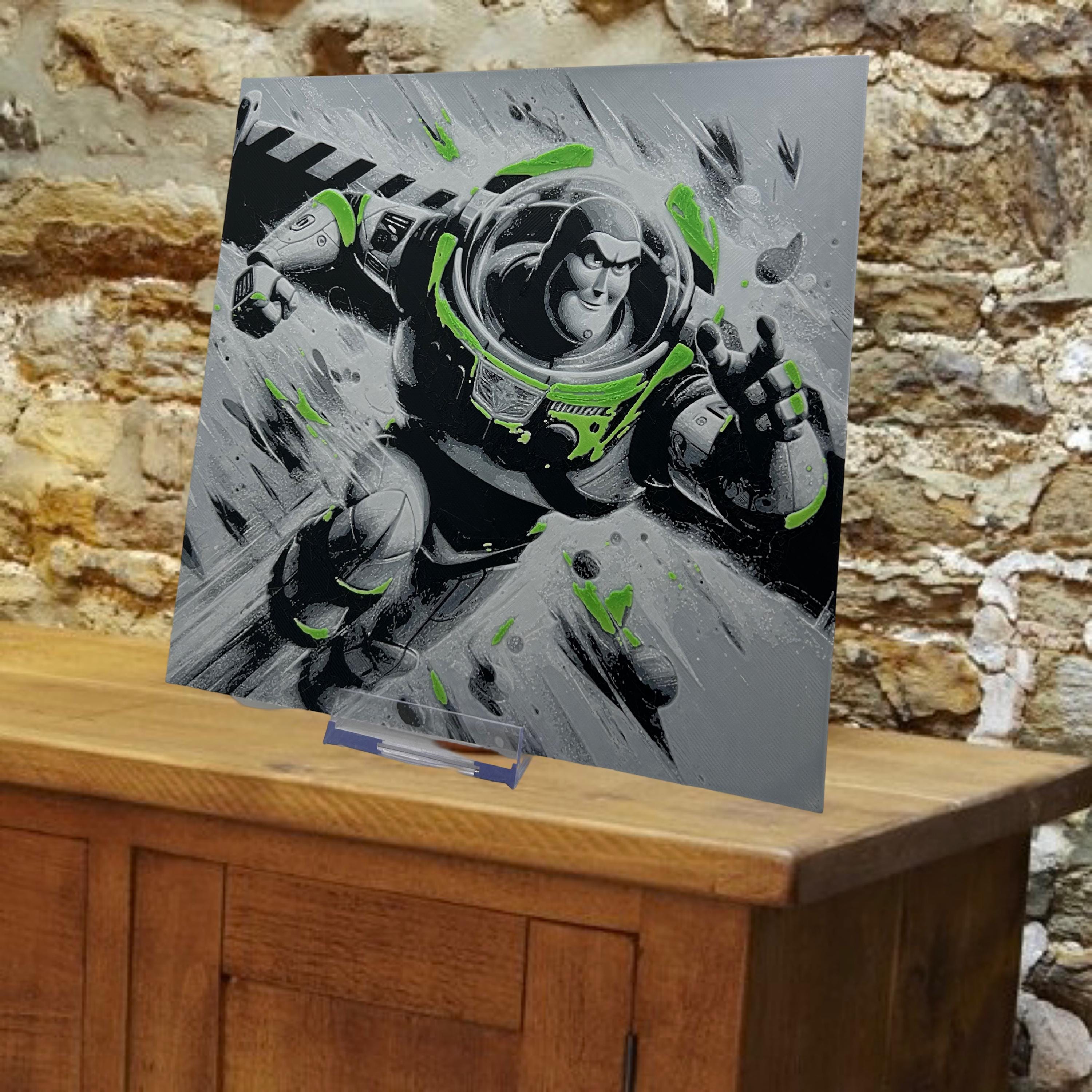 Buzz Lightyear - Toy Story 3D Printed Fan Art – 3D PRINTED WALL ART