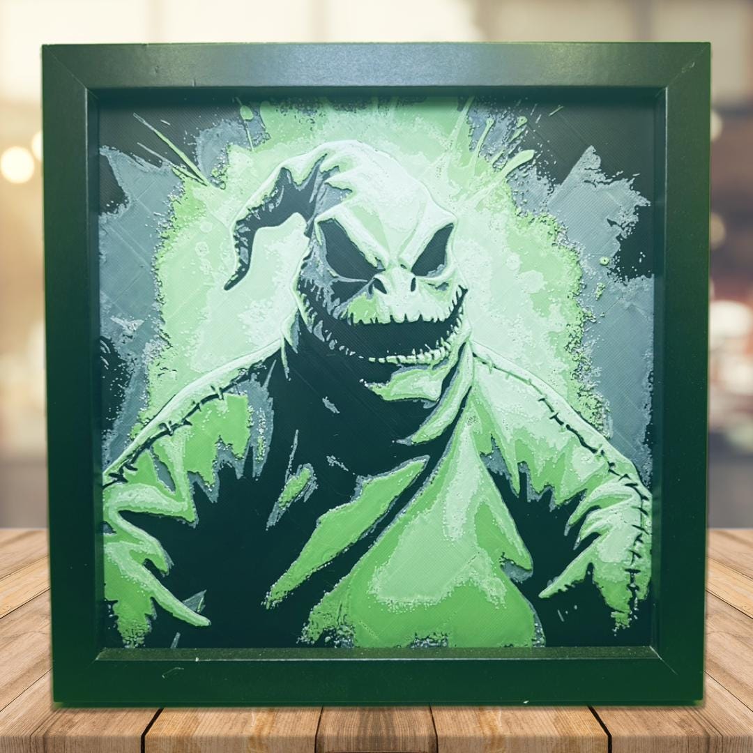 Oogie Boogie 3D Printed Fan Art – 3D PRINTED WALL ART