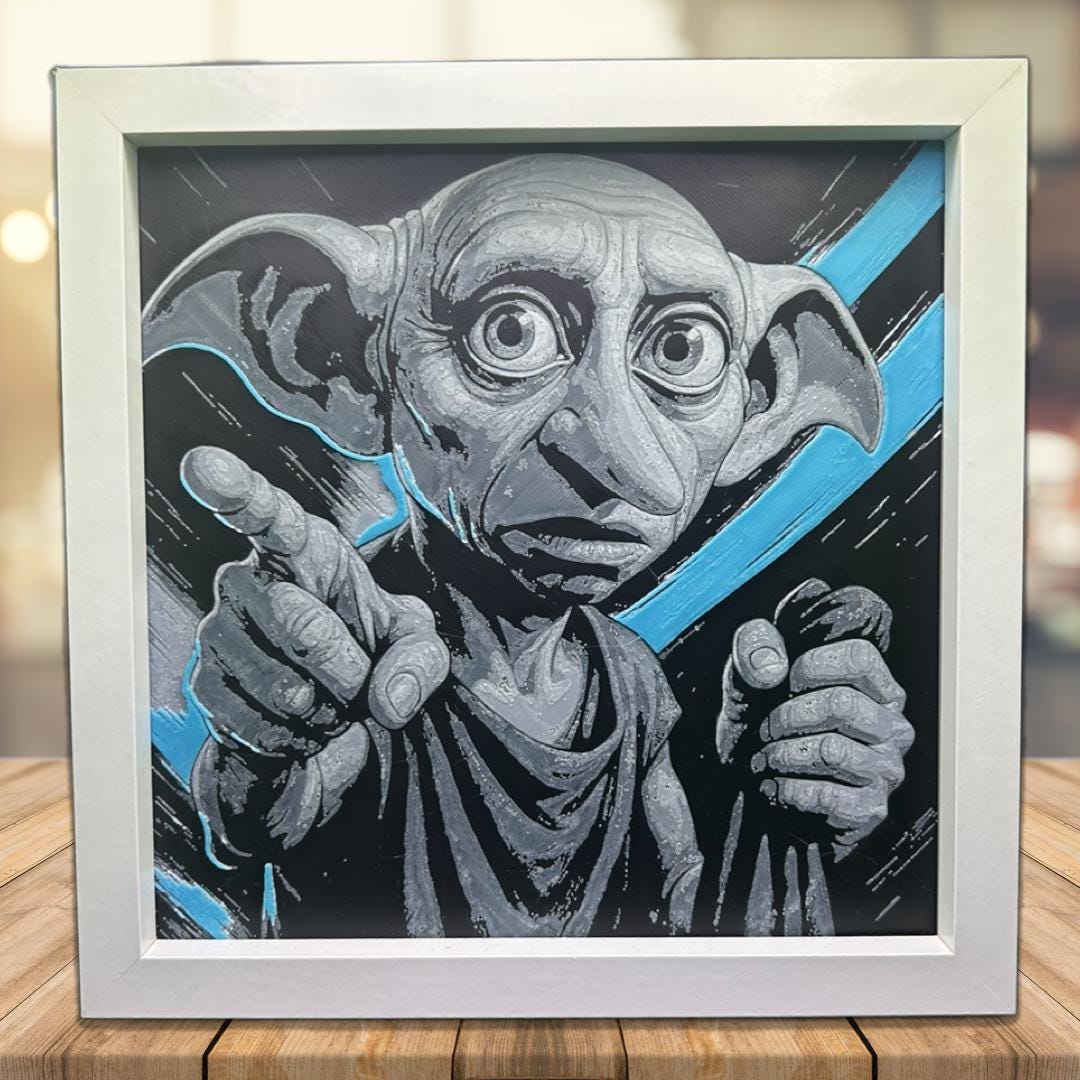 Dobby the House Elf - Harry Potter 3D Printed Fan Art – 3D PRINTED WALL ART