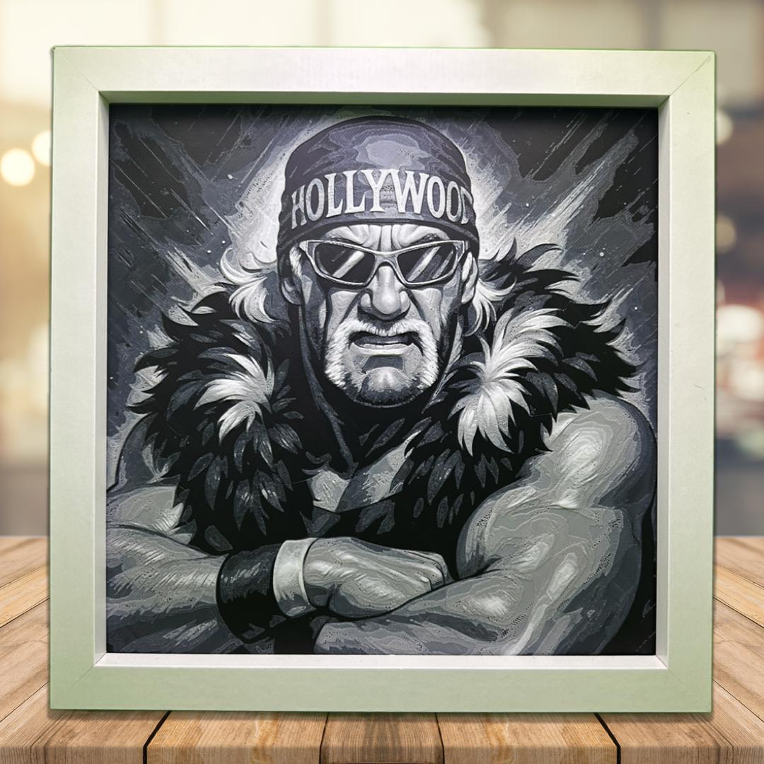 Hulk Hogan nWo - WWE 3D Printed Fan Art – 3D PRINTED WALL ART